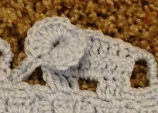 Ravelry: Elephant Parade Border Edging pattern by Allyssabeth's Crochet