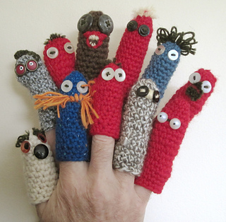 Ravelry: Simple Crochet Finger Puppet pattern by Andy Newton
