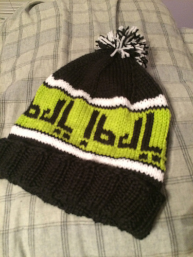 [FO] Splatoon inspired Sporty Bobble Hat : r/knitting