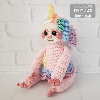 Ravelry: Sasha the Slothicorn pattern by Charlyn Smith