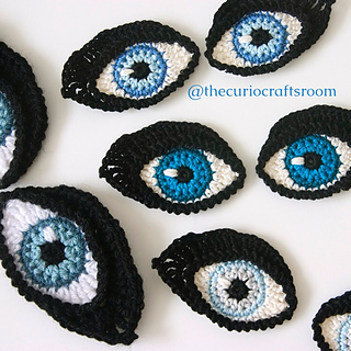 Ravelry: Crochet EYES and BOOKMARK pattern by Christa Veenstra