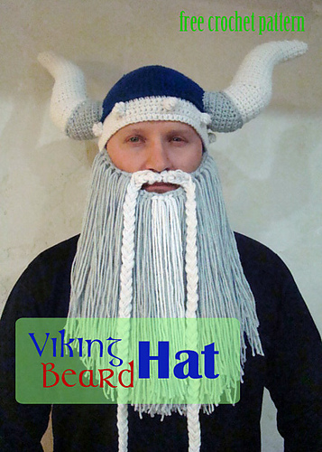 Knitted Viking hat that I made for my brother :) : r/knitting