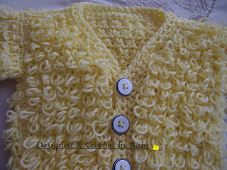 Ravelry: Crochet Loopy Cardigan "Buttercup" pattern by Crocknits