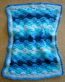 Ravelry: Crochet Baby Blanket - Ocean Waves - Quick & Cozy Series ...