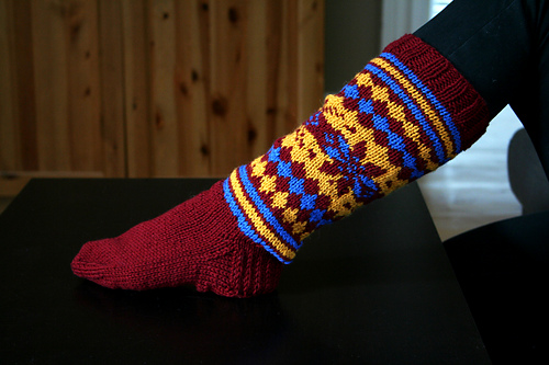 [FO]Fair Isle Socks! : r/knitting