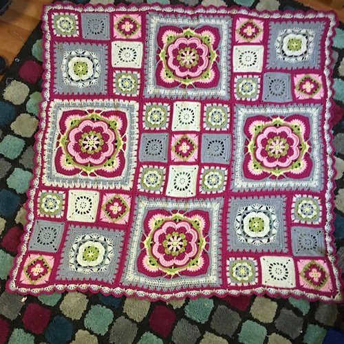 Finally... all I have to do now is weave in a few ends. Then it will be ...