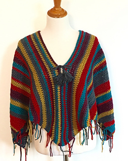 Ravelry: Gypsy Poncho pattern by Angela Plunkett