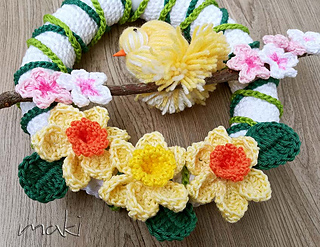 Ravelry: Spring Easter wreath pattern by CraftyLady