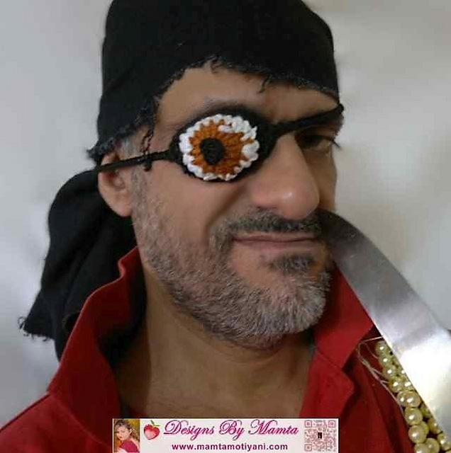 Ravelry: Designer Eye Patch Pirate Theme Party pattern by Mamta Motiyani