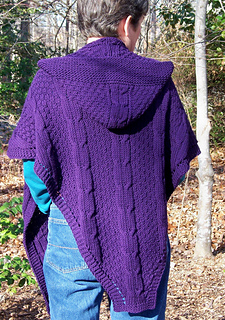 Ravelry: Plum Perfect Cabled Cape pattern by Mary C. Gildersleeve