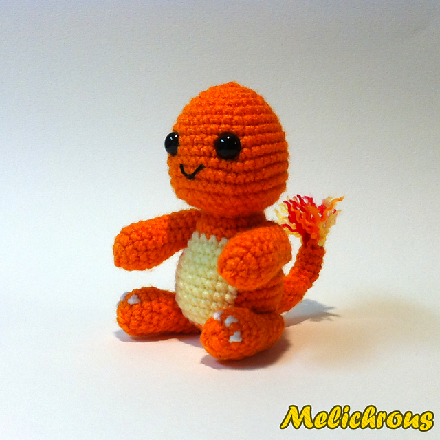 Ravelry: Charmander Pattern Crochet Amigurumi PDF pattern by Katie O