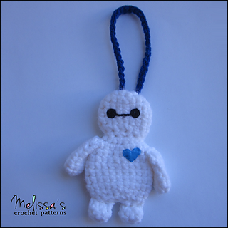 Ravelry: Baymax Luggage or Backpack Tag pattern by Melissa's Crochet ...