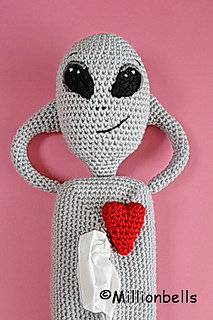 Ravelry: Alien Autopsy Tissue Holder Toy pattern by Millionbells