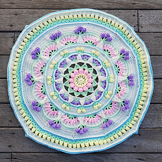 Ravelry: Carnival Of Flowers CAL pattern by Buttonnose Crochet