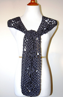 Ravelry: Narrow Crochet Skull Scarf pattern by Karin Kaufmann