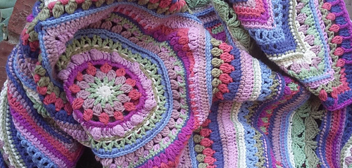 Ravelry: The Sunshine Mandala Blanket pattern by Hooked on Sunshine