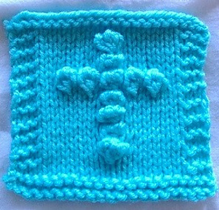 Ravelry: Pocket Prayer Cloth with Cross pattern by Nicole Haschke