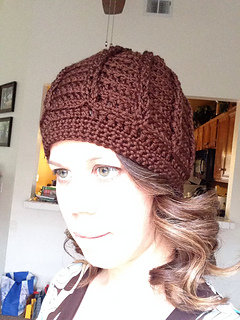 Ravelry: Looping Lines Stiff-Brimmed Beanie pattern by Kimberlie Goodnough