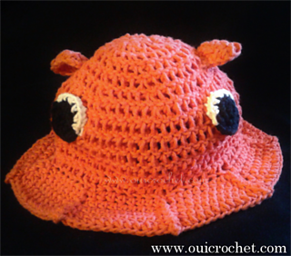 Ravelry: Adorabilis Octopus Toddler Sun Hat pattern by Susie Oui Crochet