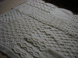 Ravelry: Aran Knit Sampler Afghan pattern by Lion Brand Yarn
