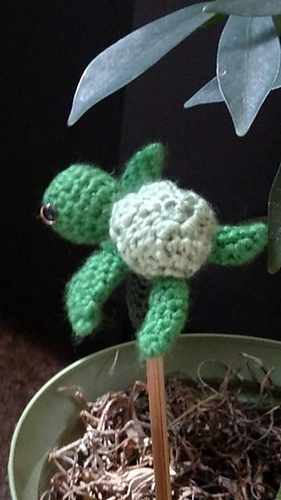 Ravelry: Pencil Topper Turtle Friend pattern by Rebeckah Ferger