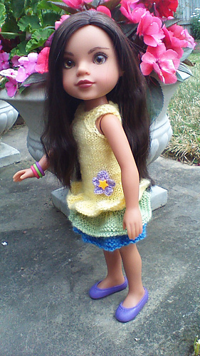 Ravelry: Sweet Summer Dress for 13-inch Dolls pattern by Janice Helge