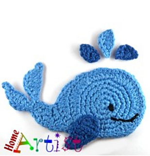 Ravelry: Whale Applique pattern by Homeartist crochet