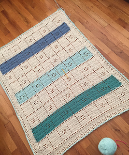 Ravelry: Nana's "Framed Flowers Blanket" pattern by D Maunz