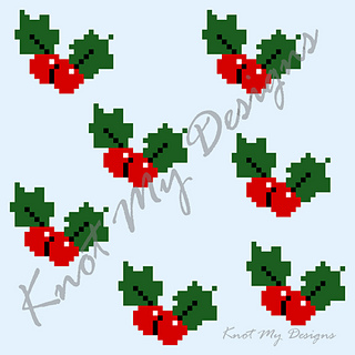 Ravelry: C2C Holly Leaf Throw Graph pattern by Apeksha Prasad