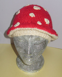 Ravelry: Magic Mushroom Beanie Hat pattern by Christine Grant