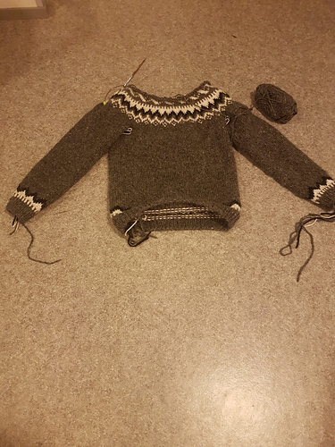 [FO] My first sweater: Gefjun! : r/knitting