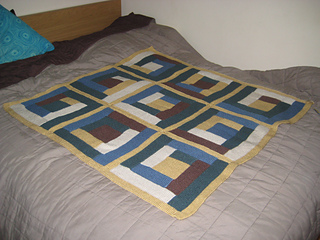 Ravelry: Learn to Knit a Log Cabin Blanket pattern by Staci Perry