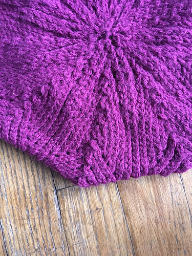 Made a raspberry beret for myself! : r/knitting