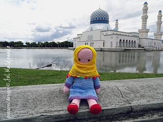 Ravelry: Muslim Doll with Islamic hijab Amigurumi pattern by Sol Maldonado