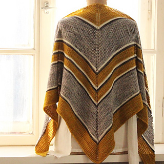 Ravelry: Retro Rib Shawl pattern by The Knitting Me