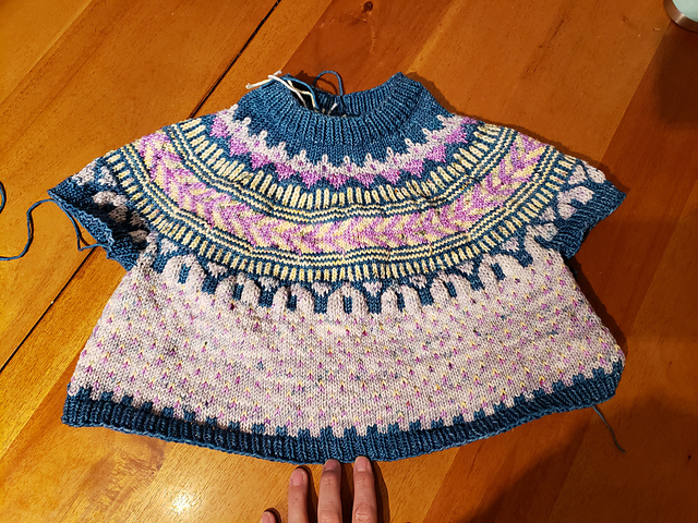 Me, after realizing how inconsistent a pattern is and improvising half ...