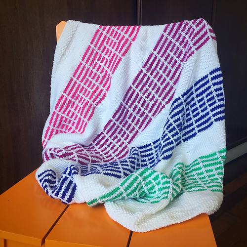 bb blanket! [FO] : r/knitting